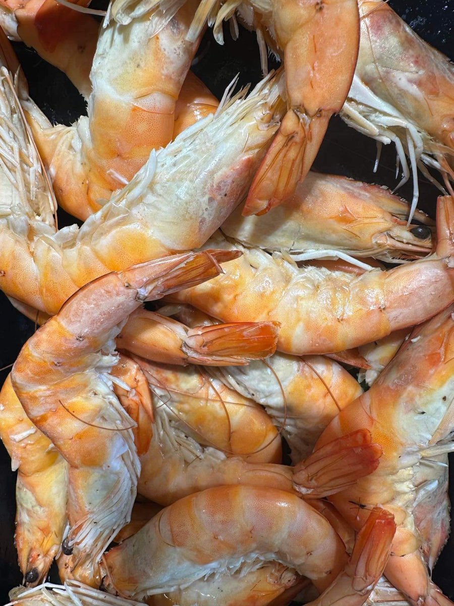 Cooked Head on Shell on Prawns – Tarbetts